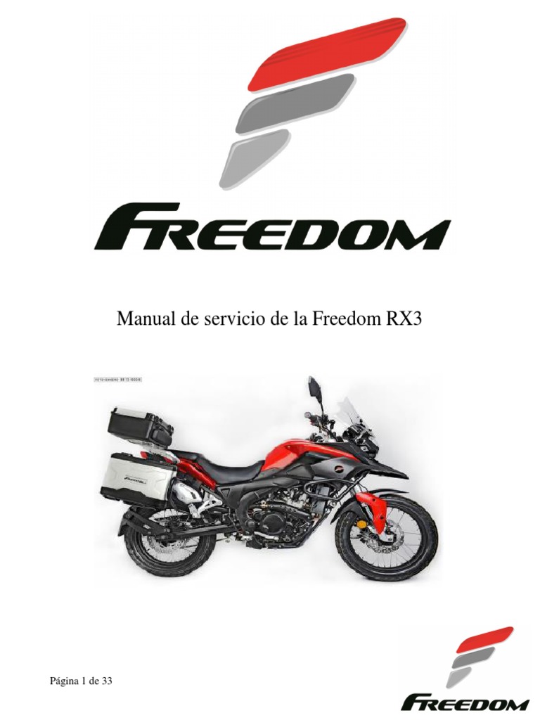 Guía completa para el mantenimiento y reparación de la Freedom RX3 ...