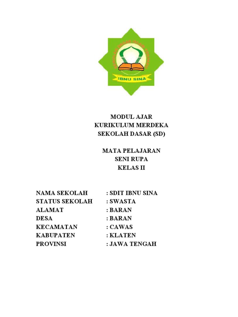 MODUL AJAR SBDP KELAS 2 | PDF