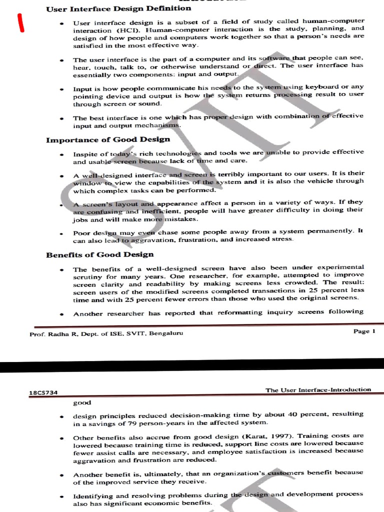 Uid Mod 1 Pdf Graphical User Interfaces Object Computer Science 6264