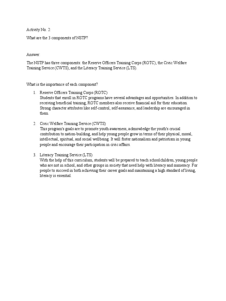 Cwts Activity 2 | PDF