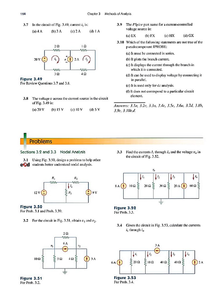Nodal Anaylsis Mesh Loop Pdf