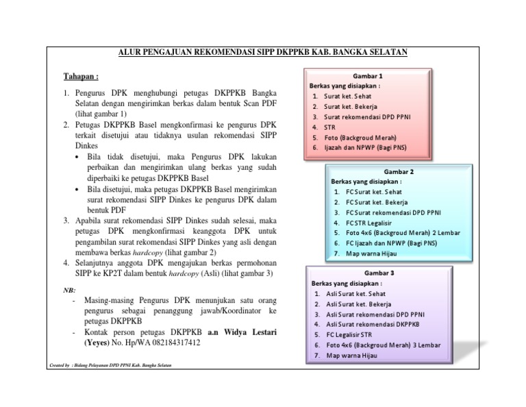 Alur Pengajuan Rekomendasi Dinkes | PDF