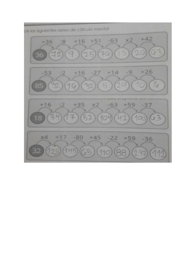 Composicion Y Descomposicion De Numeros Hasta 40 Calculo Men
