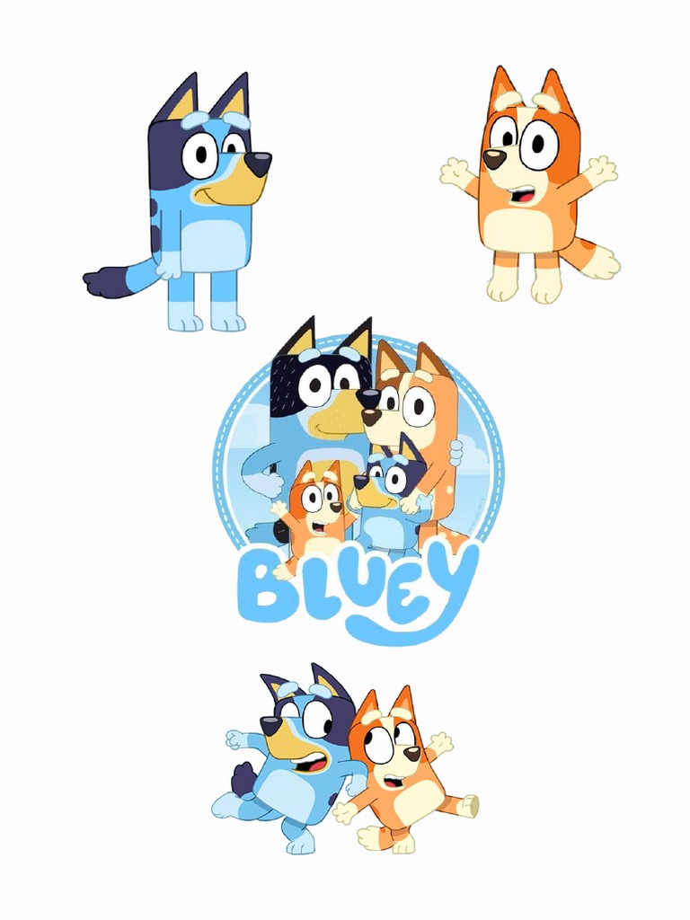 Diseños de Bluey para Impresion | PDF