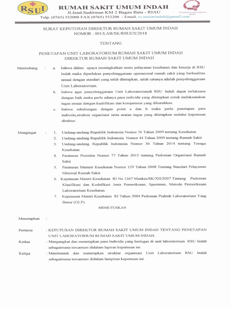 SK Unit Laboratorium | PDF