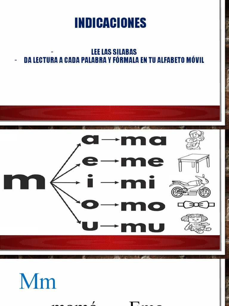 Lectura Con La Letra M | PDF
