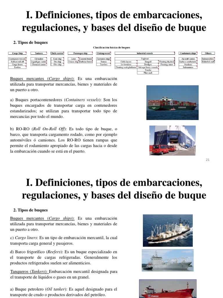 Tipos de Barcos Mercantes | PDF | Barcos | Transportar