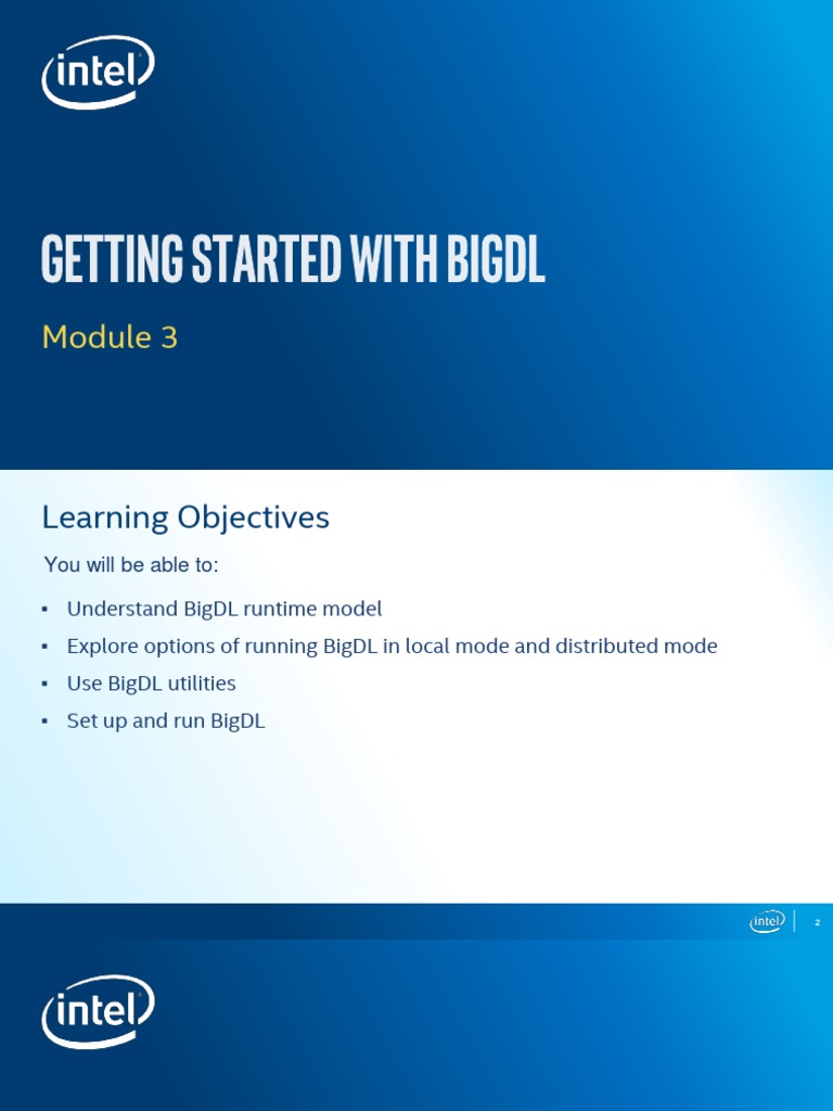 3 Getting Started With BigDL | PDF | Apache Spark | Computing