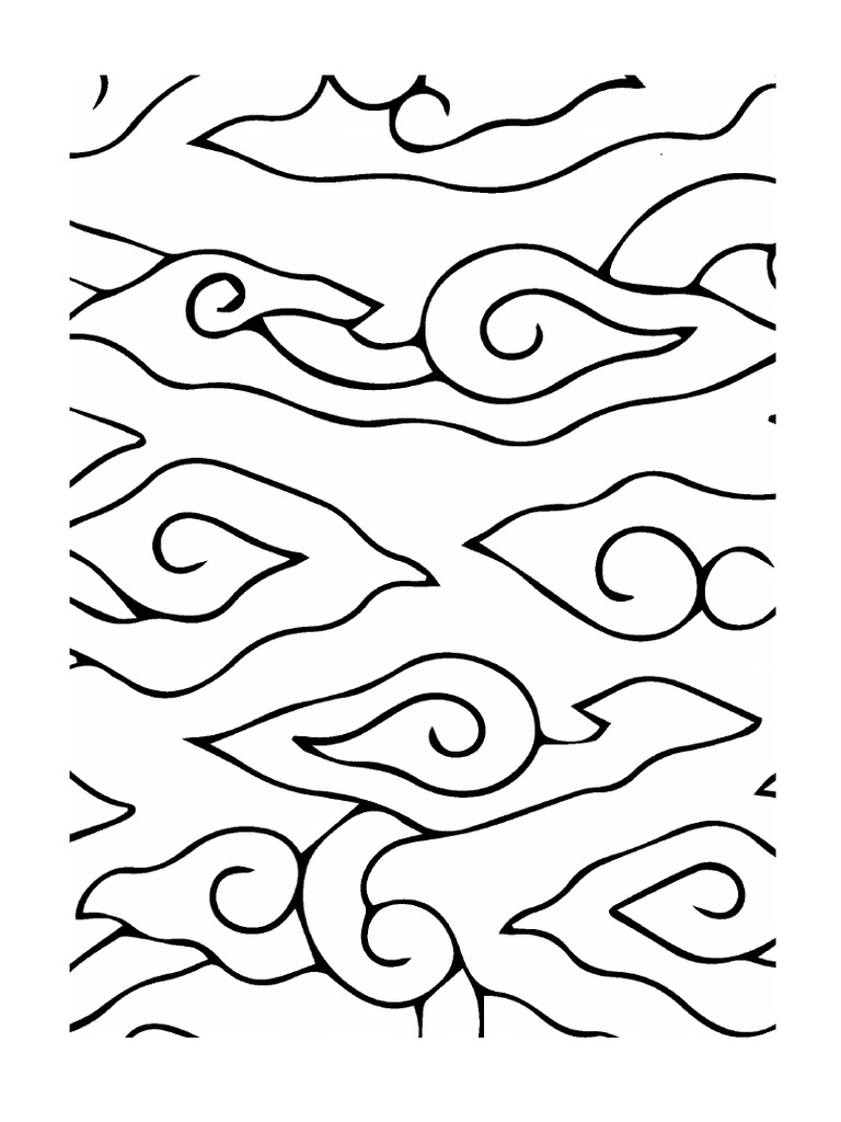 Mewarnai Batik Megamendung Kleas 1 | PDF