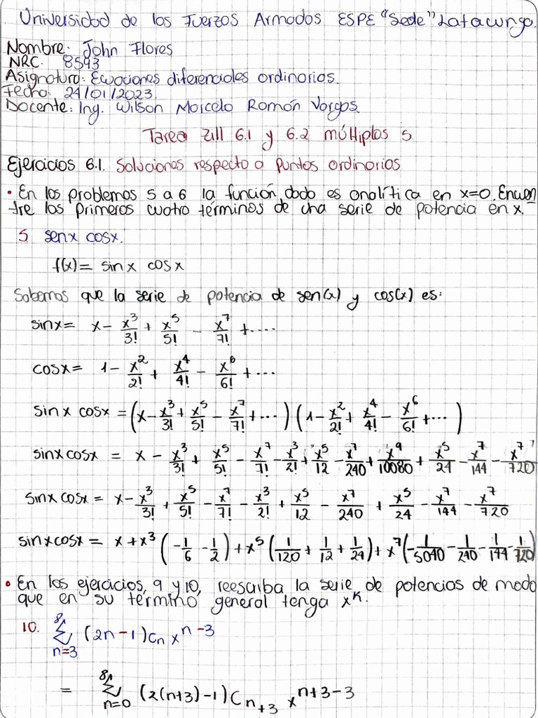 Flore John-Tarea Zill 6.1 y 6.2 | PDF