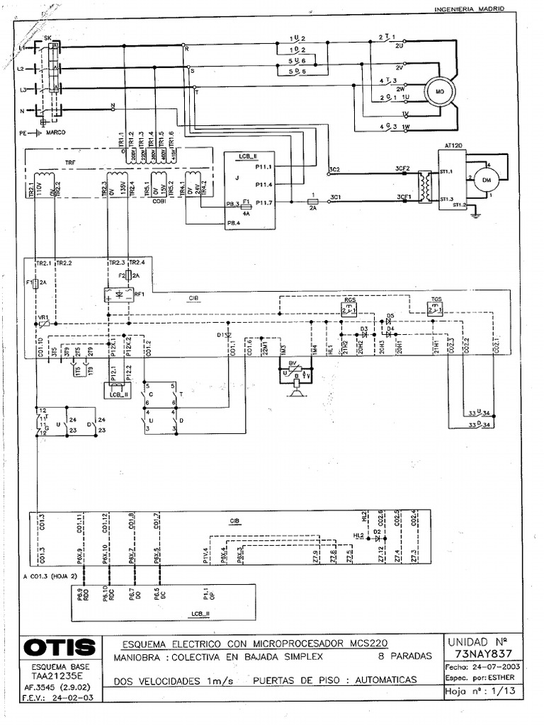 Otis-Mcs220 Dos Velocidades | PDF