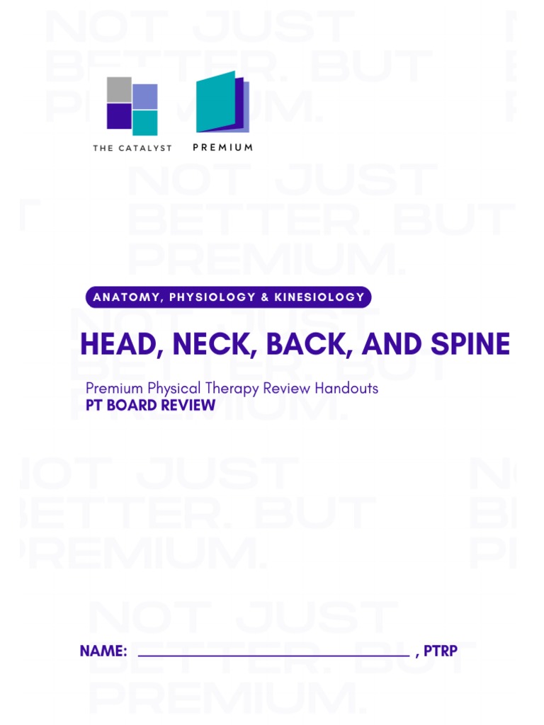 3 Head, Neck, Back, and Spine Module | PDF | Vertebra | Vertebral Column