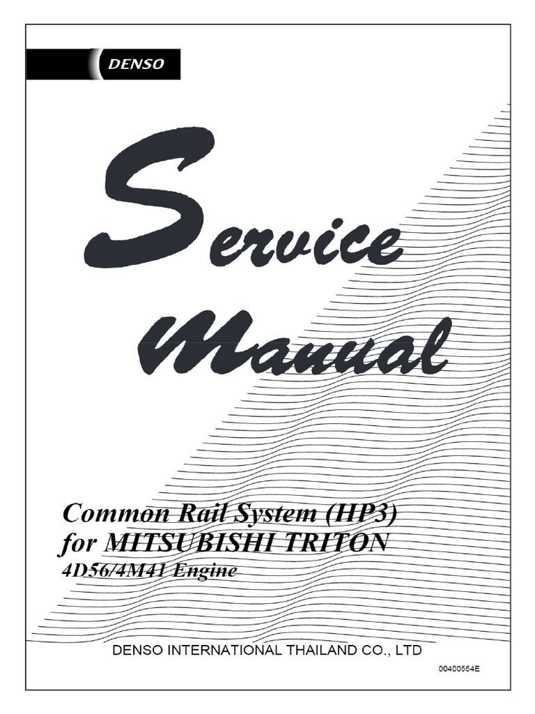 Denso 4D56, 4M41 Service Manual - Manualzz | PDF