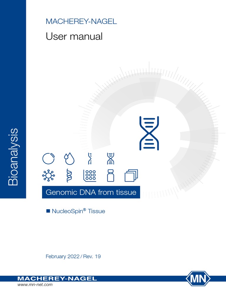 Instruction NucleoSpin Tissue | PDF | Protein Purification ...