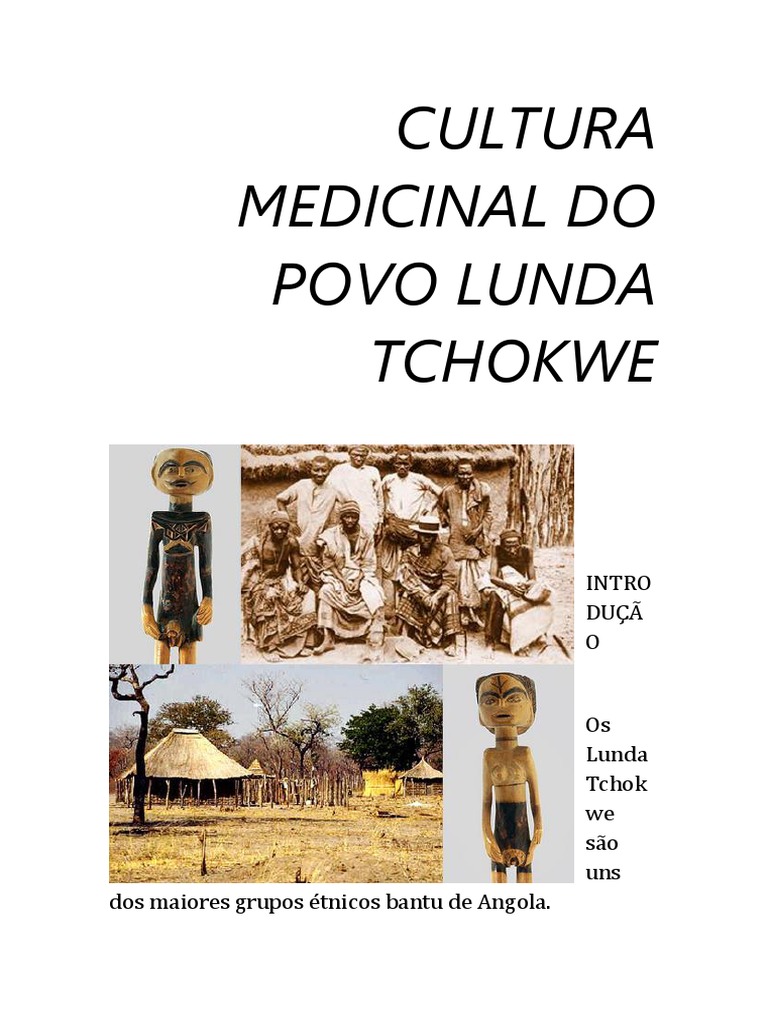 Cultura Medicinal Do Povo Lunda Tchokwe | PDF | Science | Pensamento