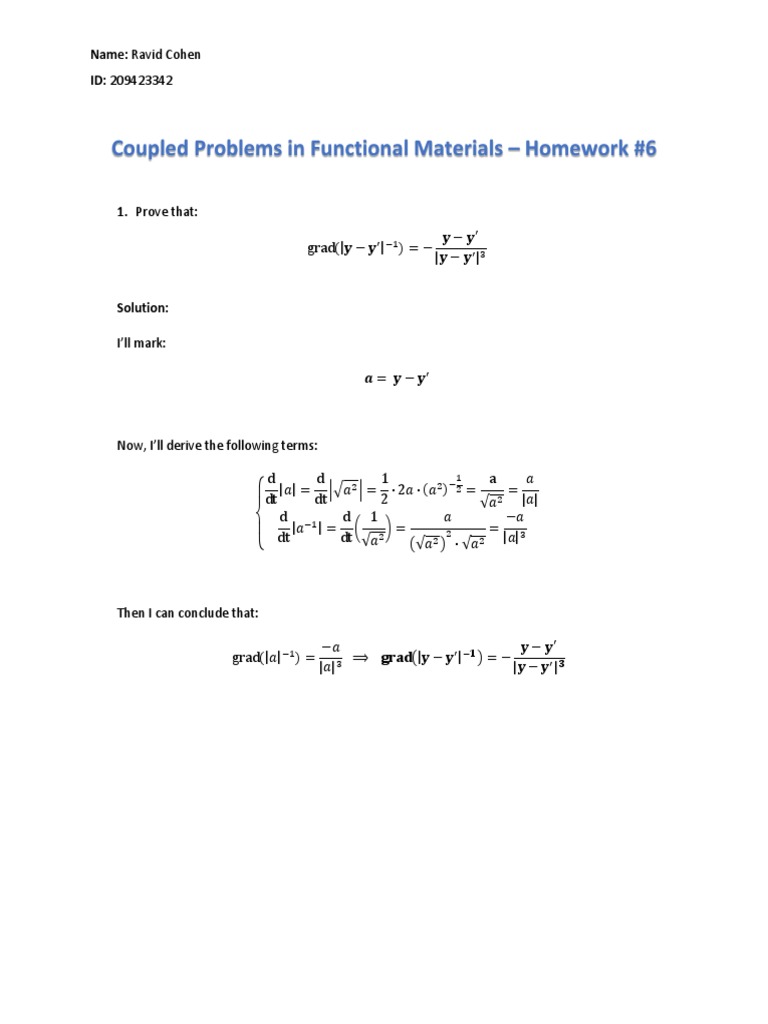 hw6 - Solution | PDF