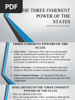 Inherent Powers of the State in the Philippines | PDF | Property ...