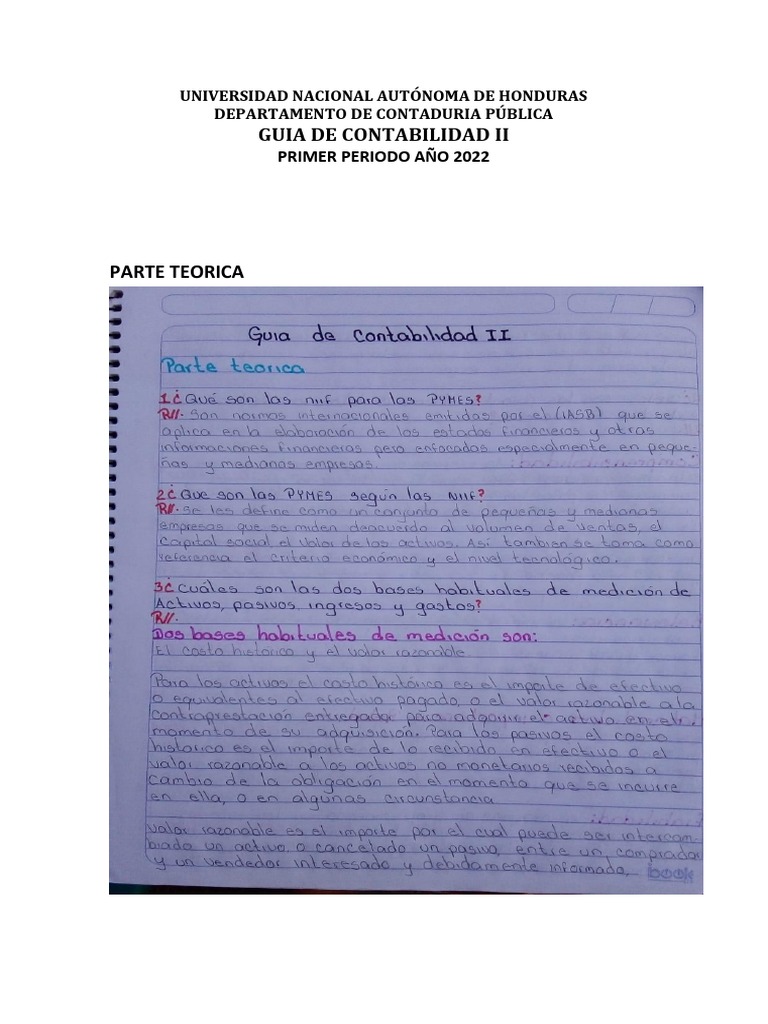 Guia Resuelta de Contabilidad 2 | PDF