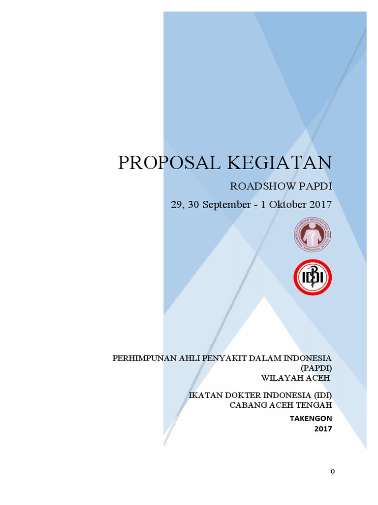 Proposal Roadshow Papdi Terbaru | PDF