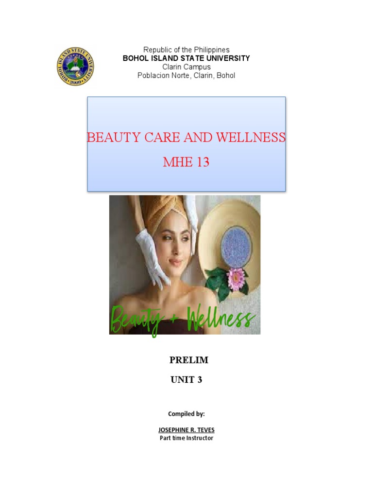 Beauty Care and Wellness Unit 3 | Download Free PDF | Counseling ...