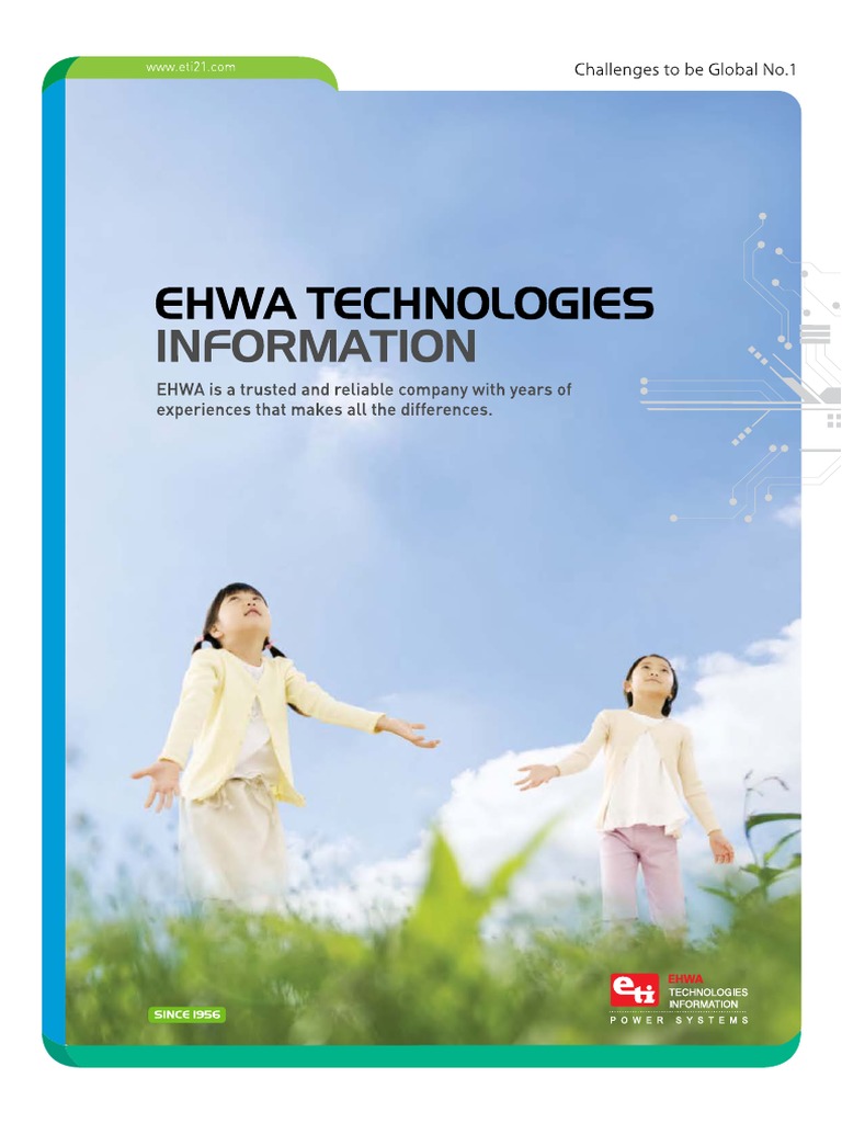 Catalogue - Ehwa Technologies | PDF