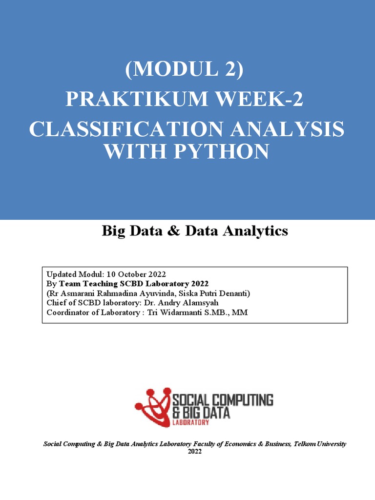 Modul Klasifikasi dengan Python | PDF