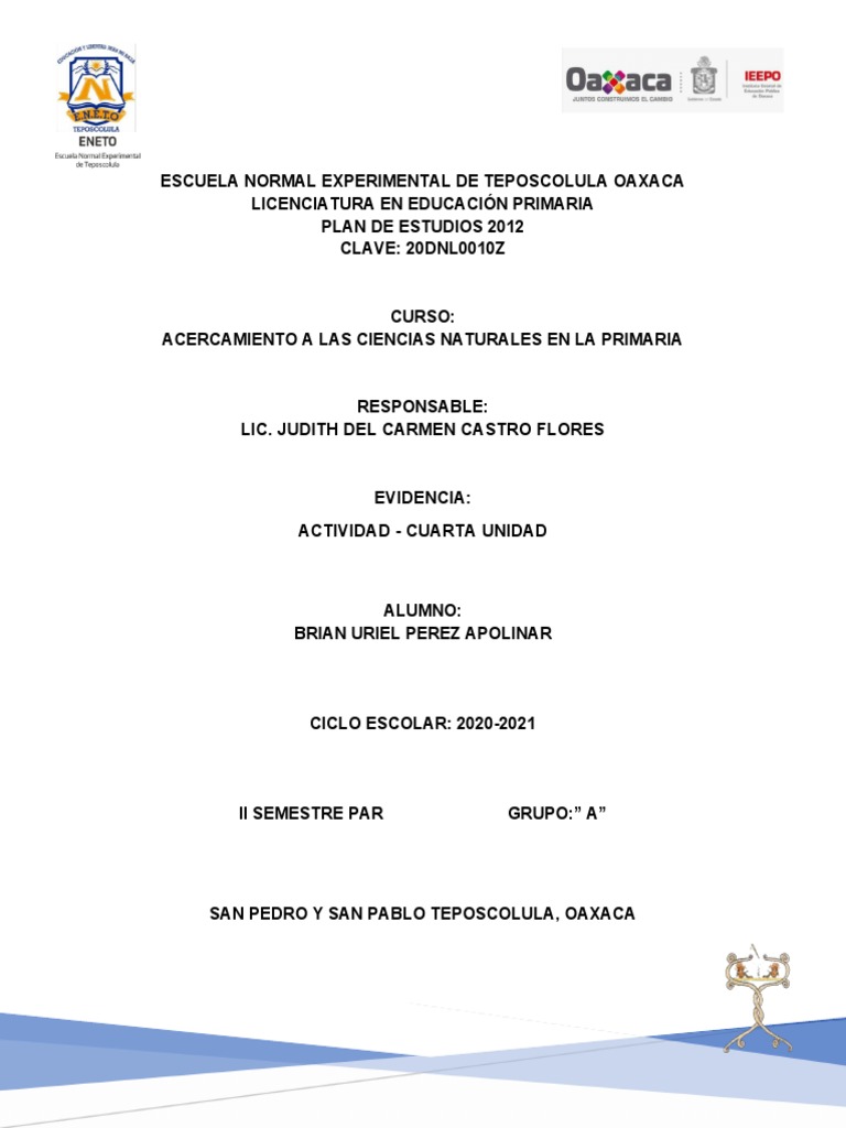 Cuarta Unidad | PDF | Agricultura | Agua