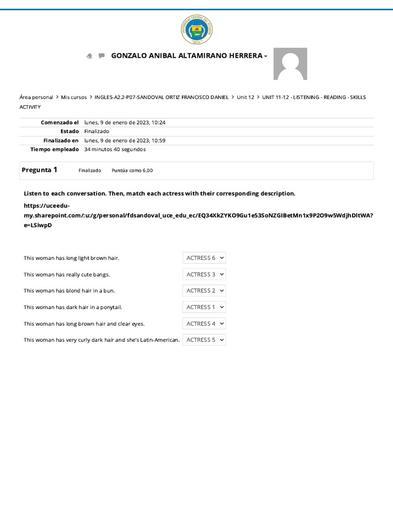 Unit 11-12 - Listening - Reading - Skills Activity | PDF