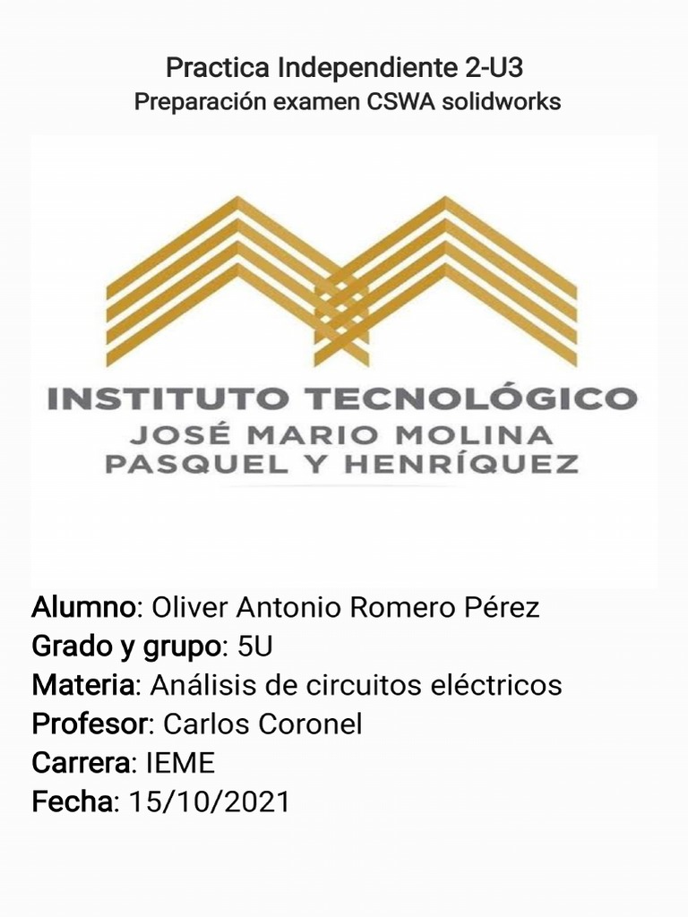 Practica Independiente 2-U3 Preparación Examen Cswa | PDF | Tecnología