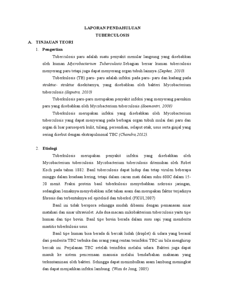 LP TB Paru Sdki | PDF