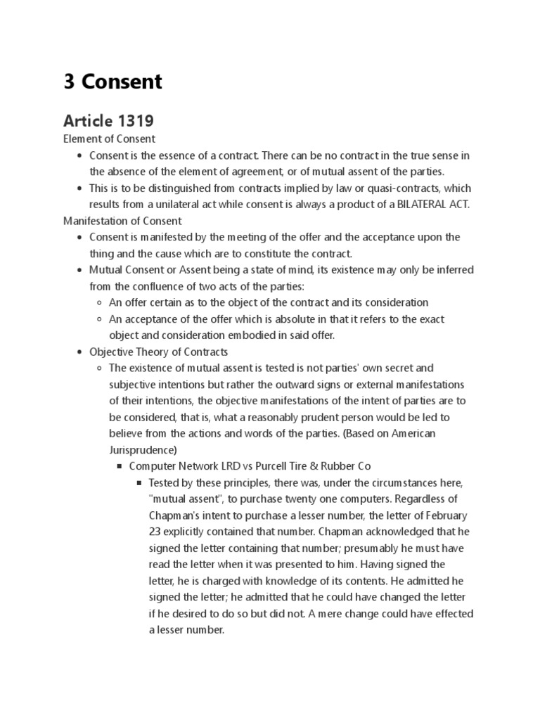 3 Consent | PDF | Auction | Offer And Acceptance