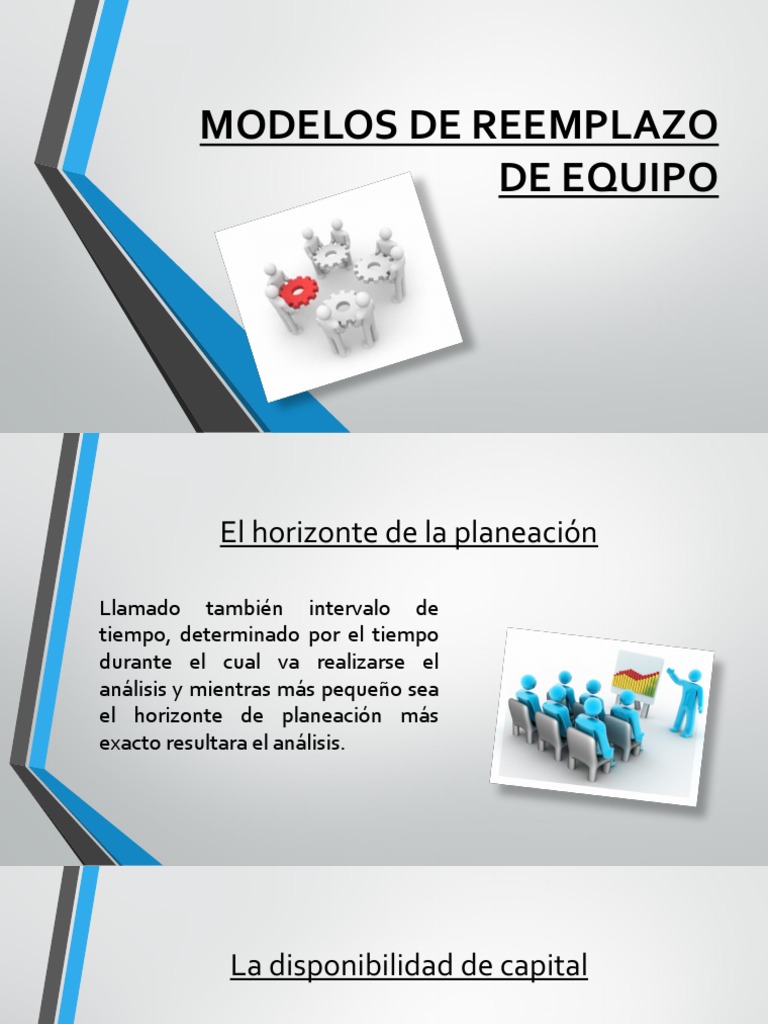 Modelos de Reemplazo de Equipo | PDF | Planificación | Ciencias económicas