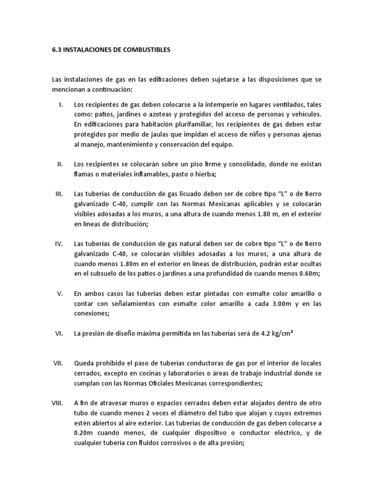 Normas Tecnicas Complementarias | PDF | Chimenea | Tubería (transporte de fluidos)
