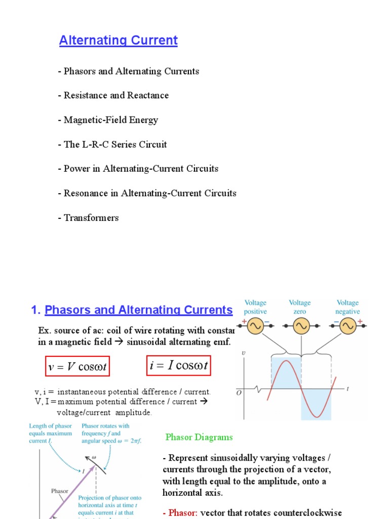Understanding Alternating Current Circuits | PDF | Rectifier | Electrical Network