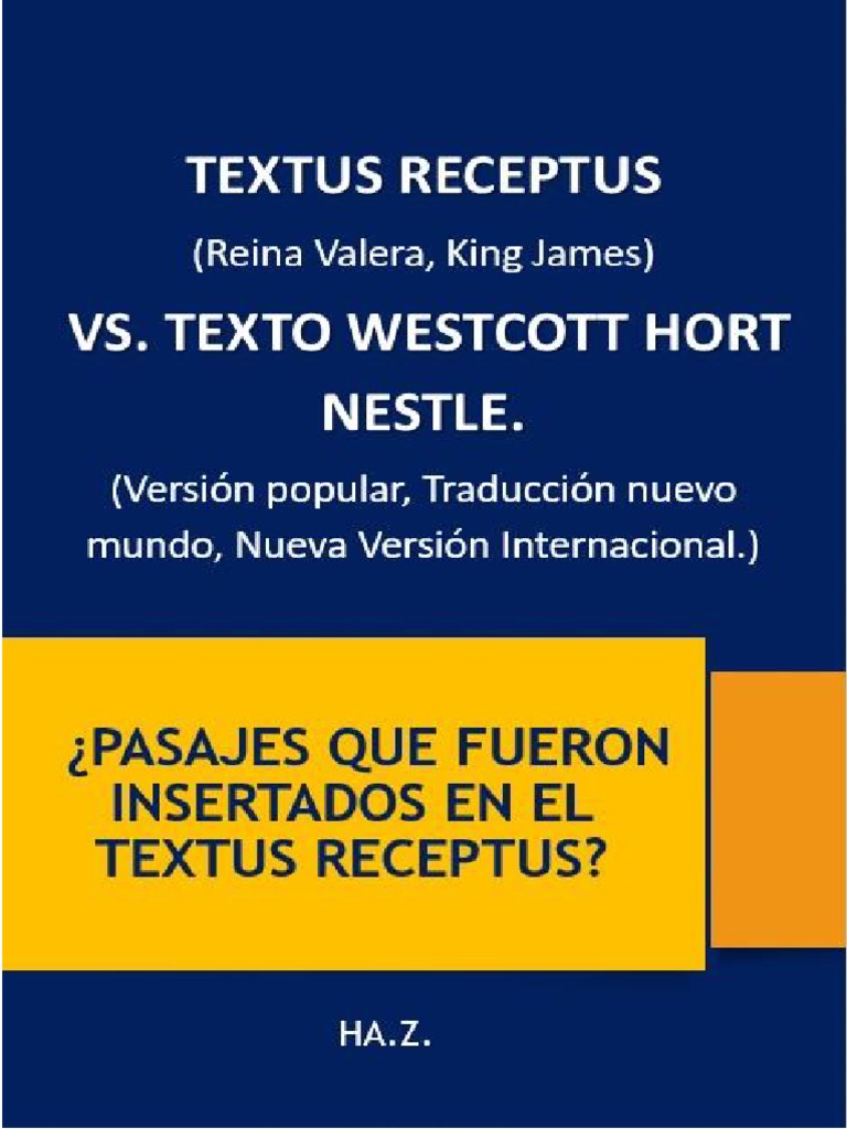 Textus Receptus | PDF | espíritu Santo | Evangelio de Marcos