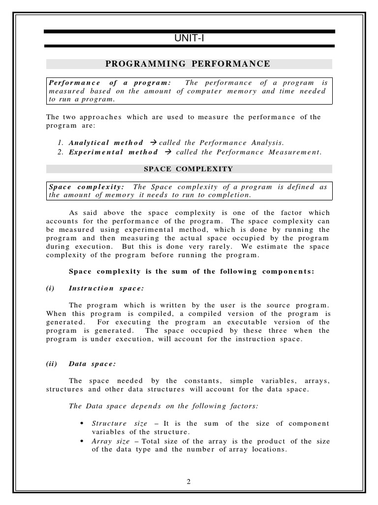 DSA Notes Well Organised | PDF | Computer Programming | Algorithms And ...