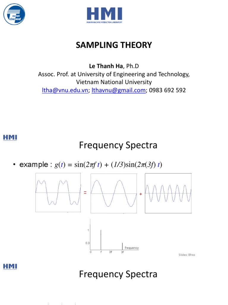Digital Image Processing - Sampling Theory | PDF | Sampling (Signal Processing) | Digital Signal ...