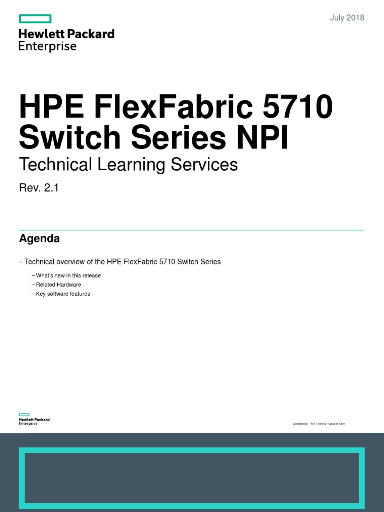 Hpe Flexfabric 5710 Switch Series Npi Rev 2 1 Sg Download Free Pdf Network Switch