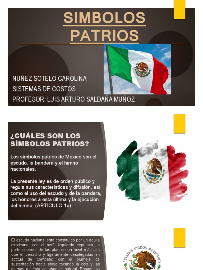Simbolos Patrios. Nuñez Sotelo Carolina | PDF | Los símbolos