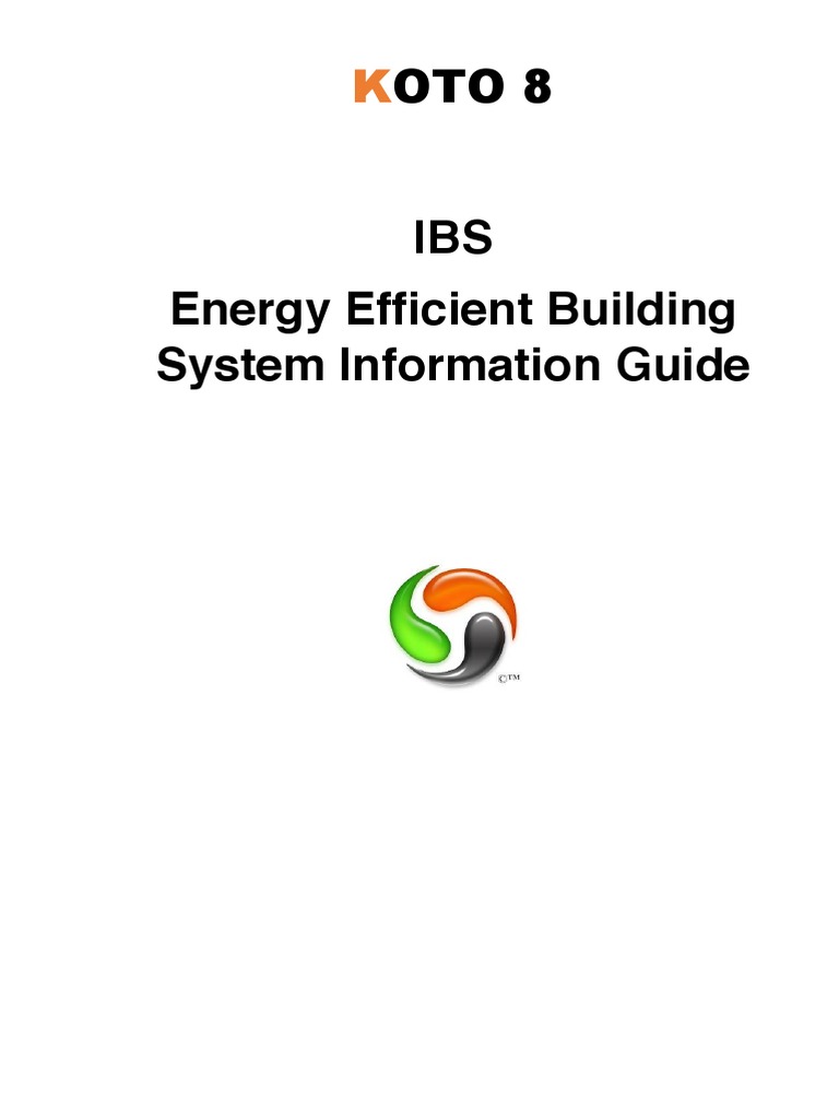 Koto 8 Energy Efficient Building Guide | PDF | Concrete | Roof