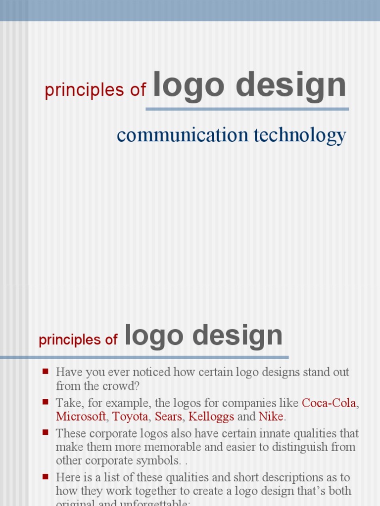 Principles of Logo Design | PDF | Typefaces | Logos