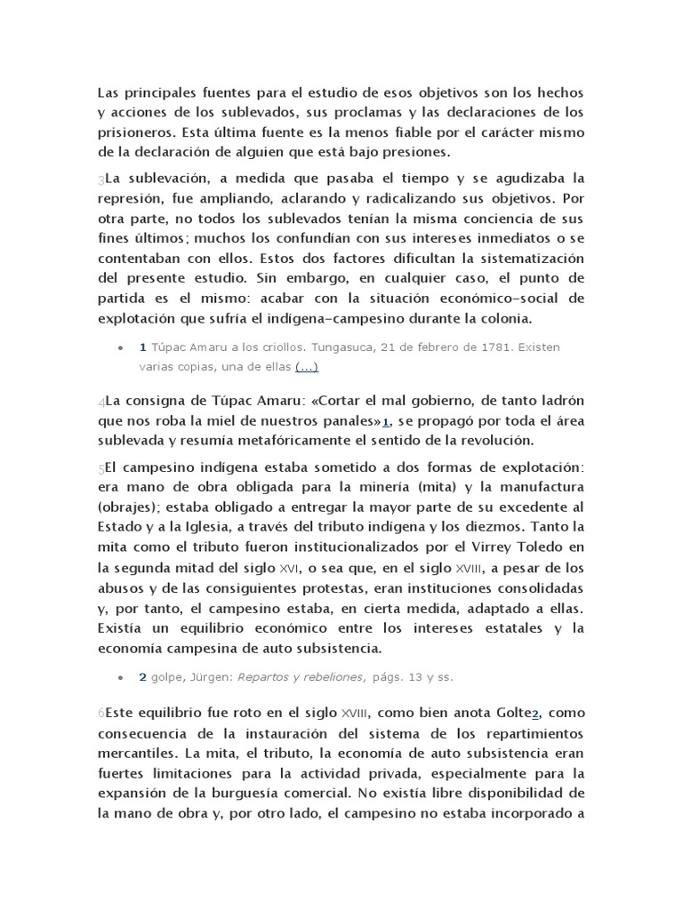 Las Principales Fuentes para El Estudio de Esos Objetivos Son Los ...