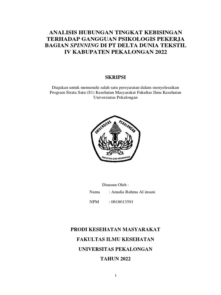 Skripsi - Amalia Rahma Al Insani | PDF