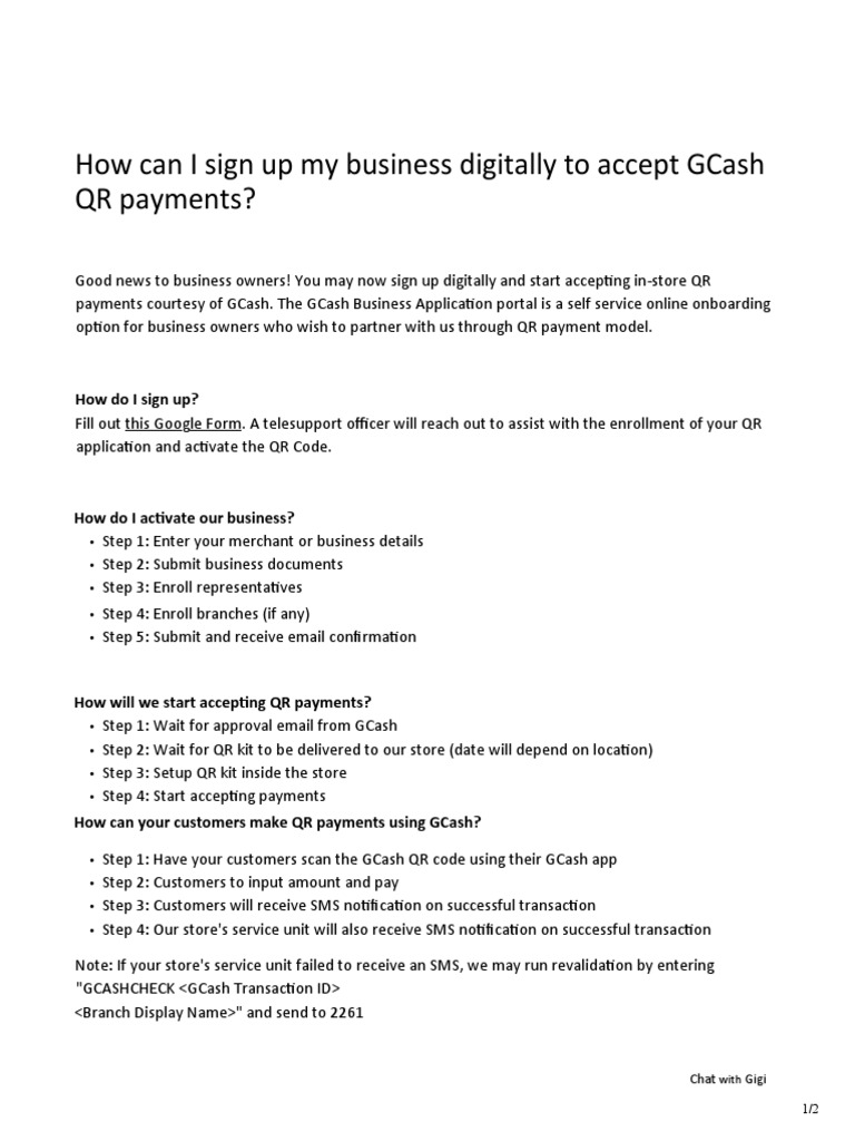 GCash | PDF | Qr Code | Service Industries
