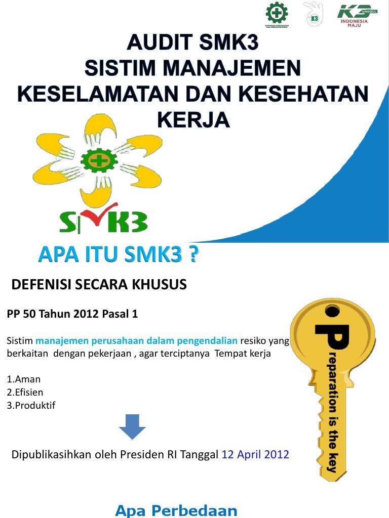 Modul Audit SMK3 PP 50 2012 | PDF