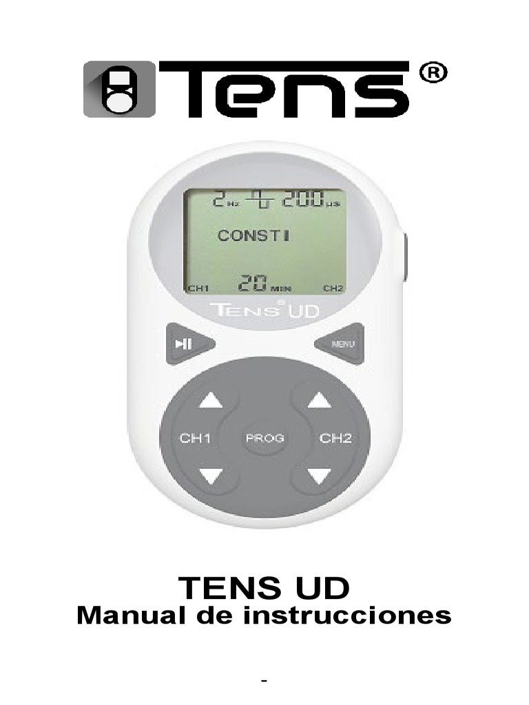 TENS UD MANUAL Español | PDF | Dolor | Cerebro