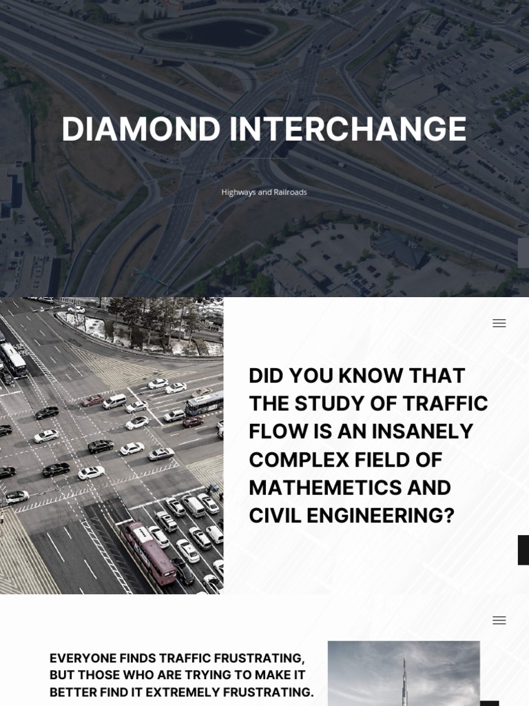 Diamond Interchange | PDF | Interchange (Road) | Traffic