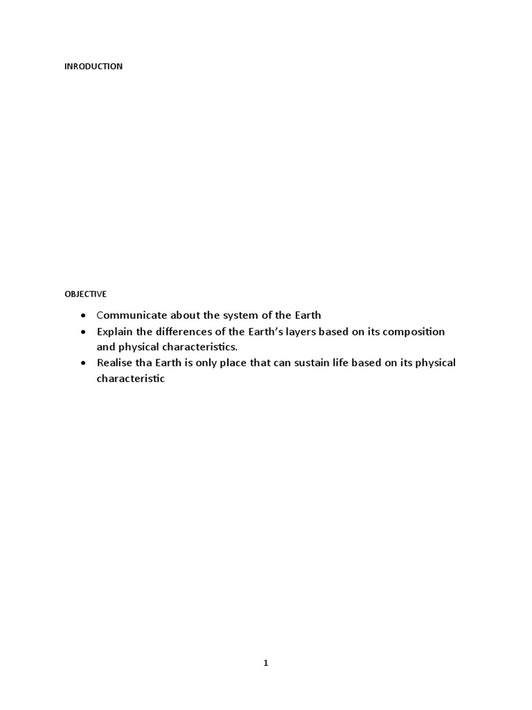 The Structure and Composition of Earth: A Detailed Examination of the ...