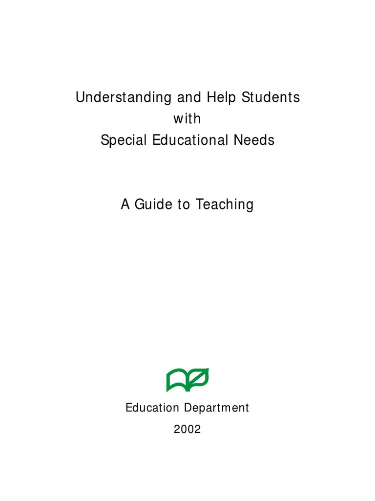 Teachers Guide | PDF | Special Education | Teaching Method