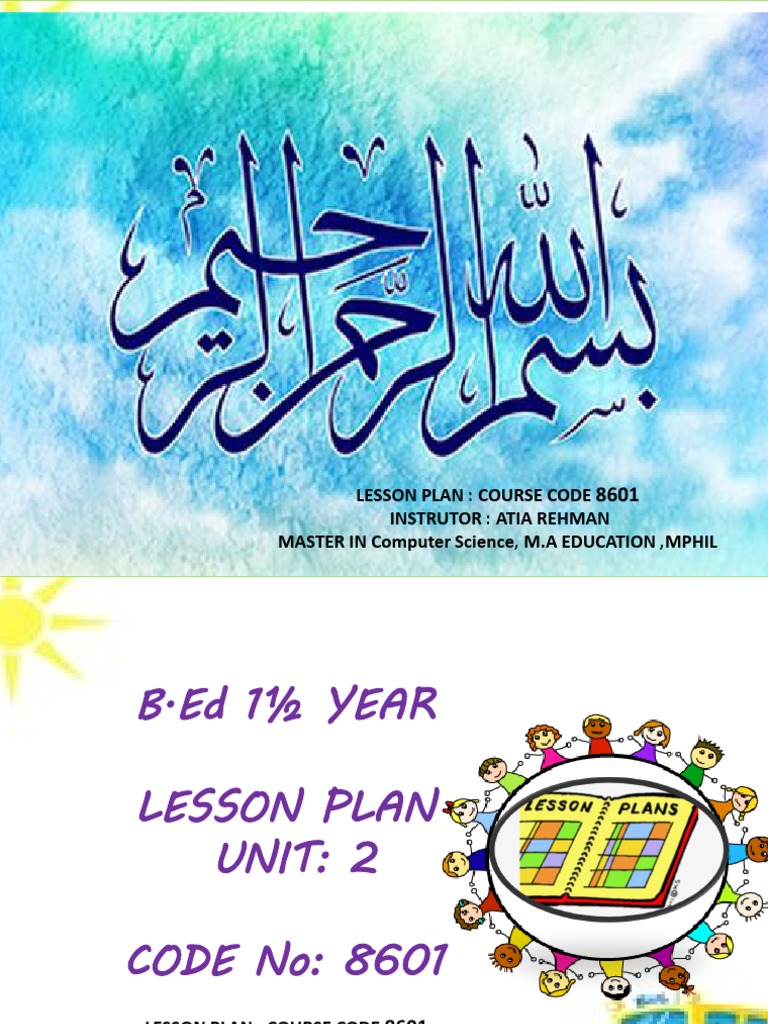 Lesson Plan 2 | PDF | Learning | Teachers